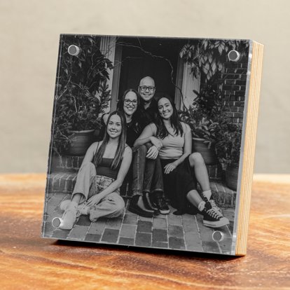 Birch Photo Blocks | Freestanding Desktop Wood Blocks | Mpixâ ¢ Photo Lab
