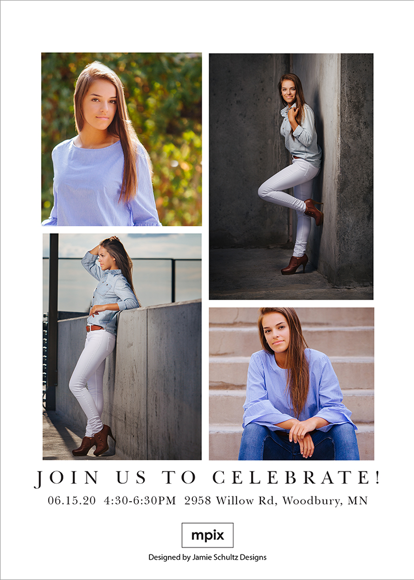 Elegant Senior Script | Graduation Announcements | Mpix
